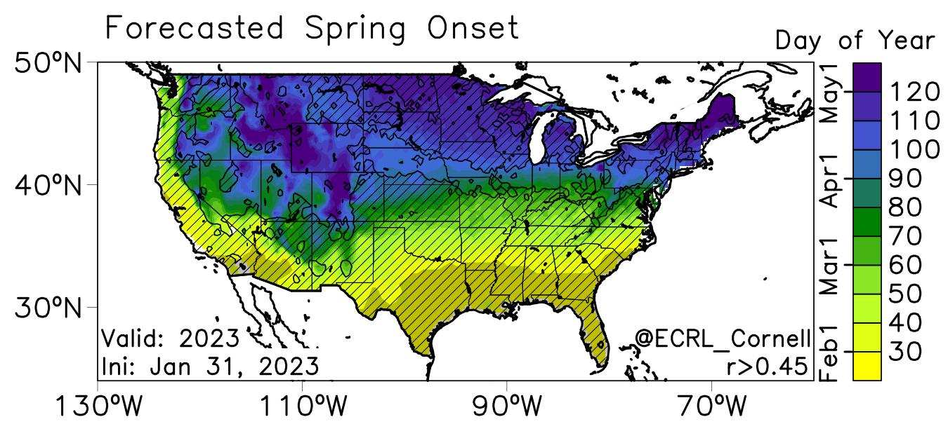 Spring Onset forecasting