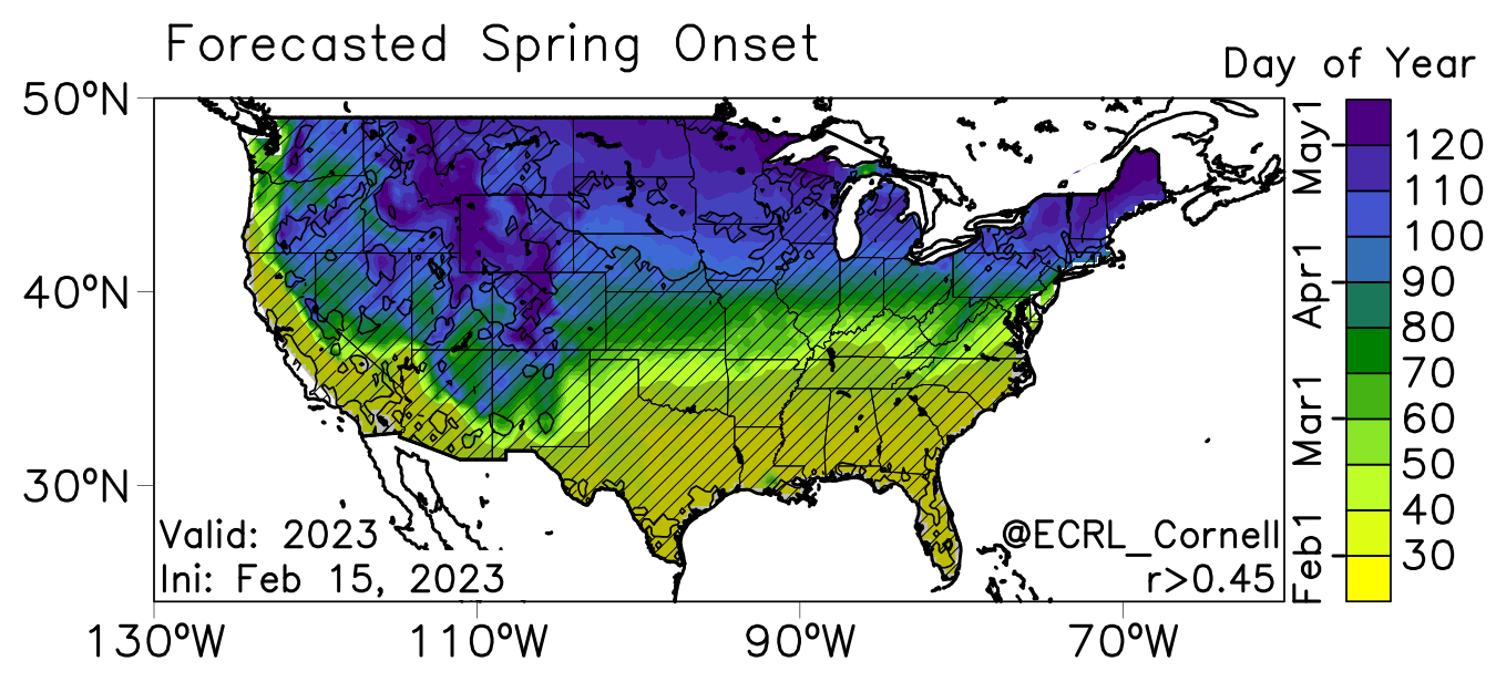 Spring Onset forecasting